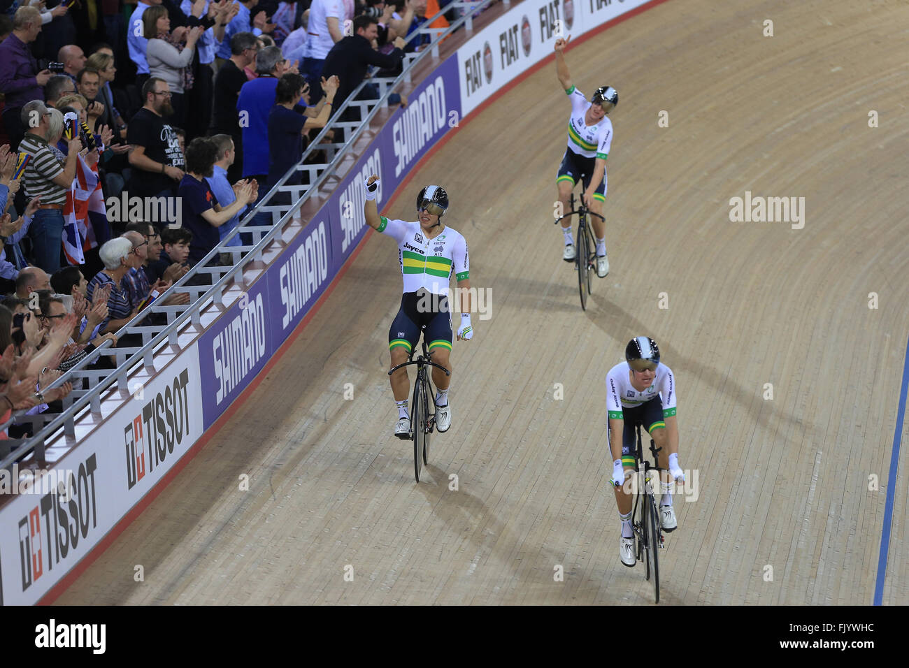 Lee Valley Velo Centre, London UK. 03rd Mar, 2016. UCI Track Cycling ...