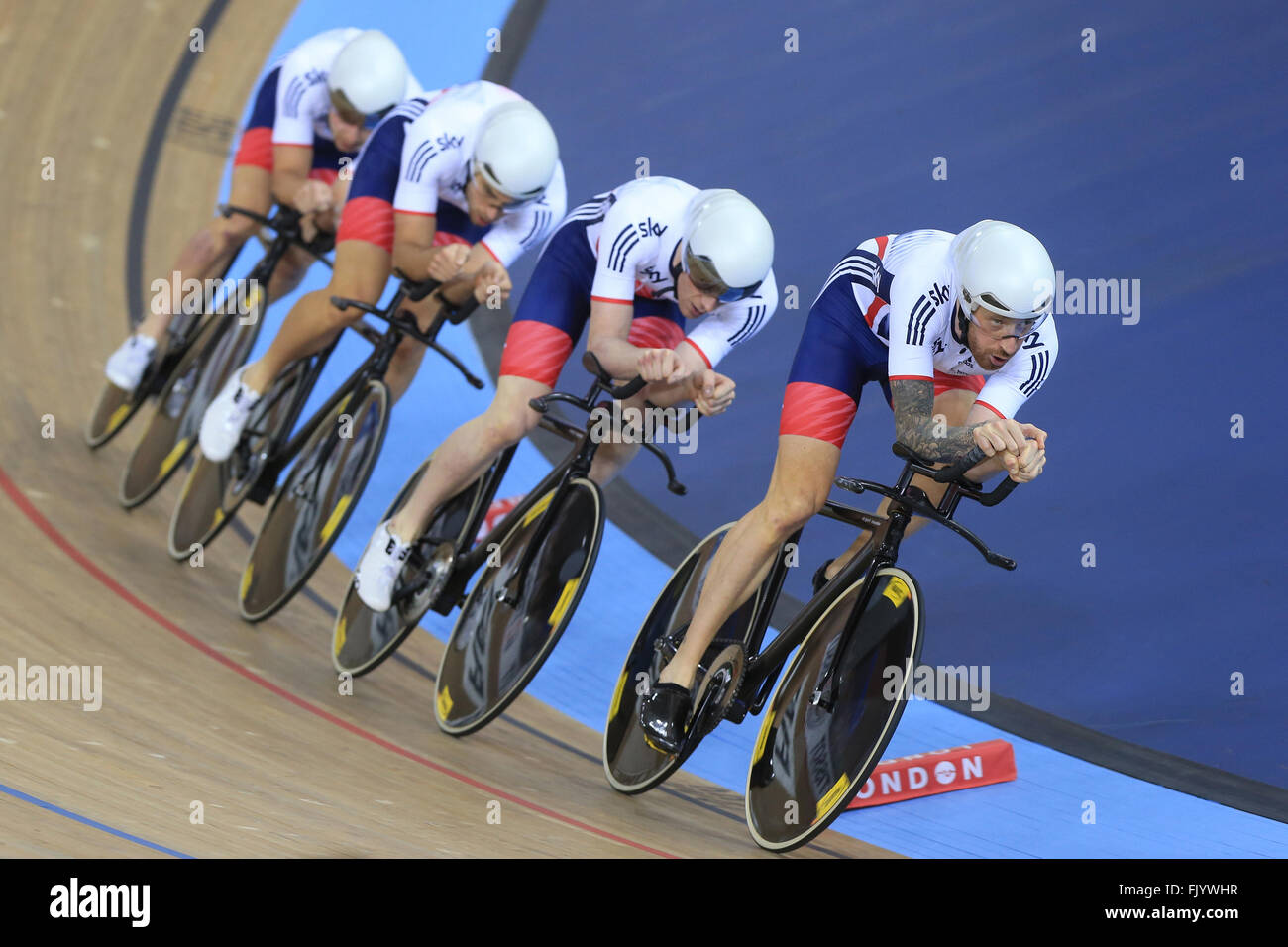 Lee Valley Velo Centre, London UK. 03rd Mar, 2016. UCI Track Cycling ...