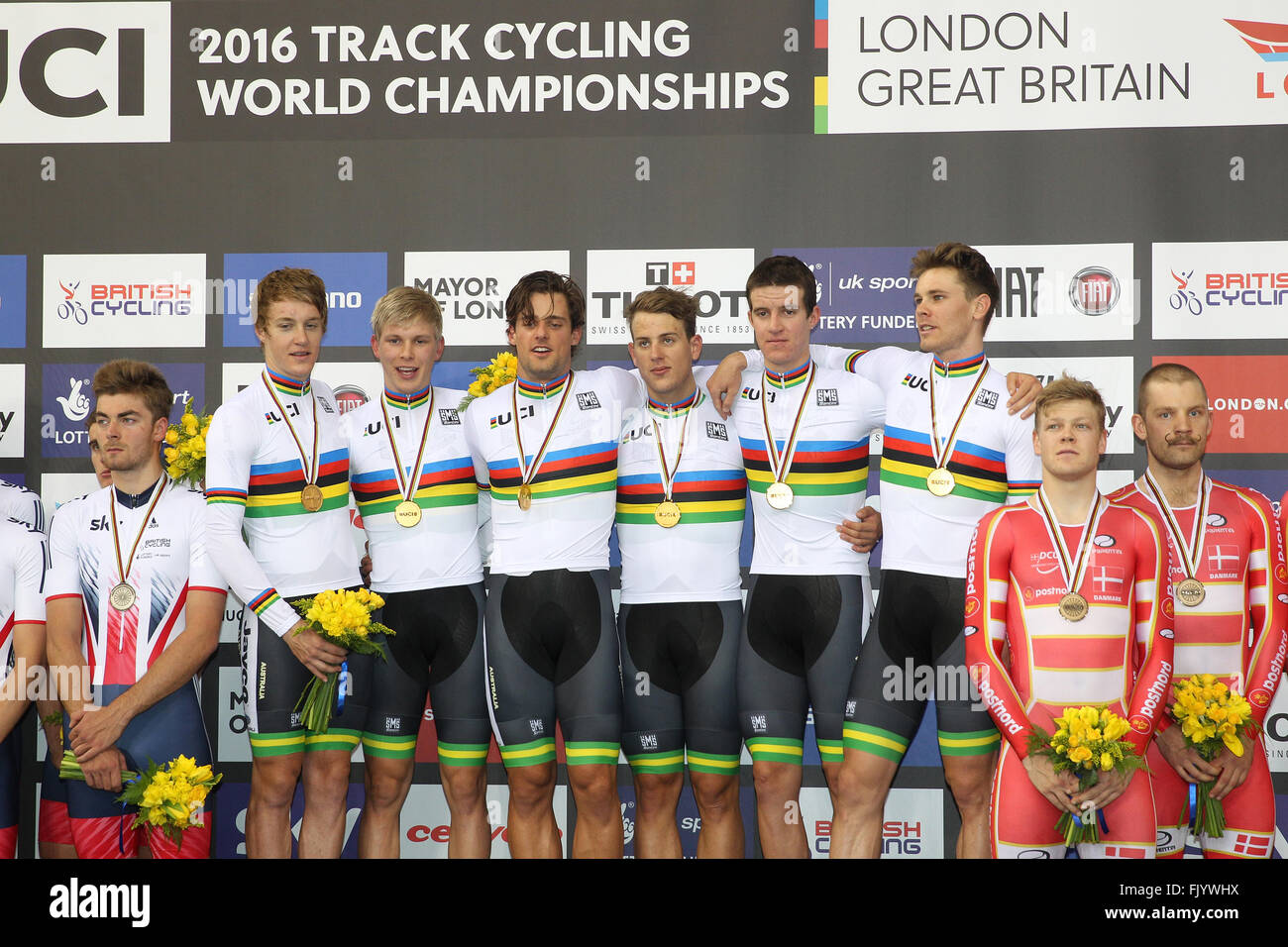Lee Valley Velo Centre, London UK. 03rd Mar, 2016. UCI Track Cycling ...