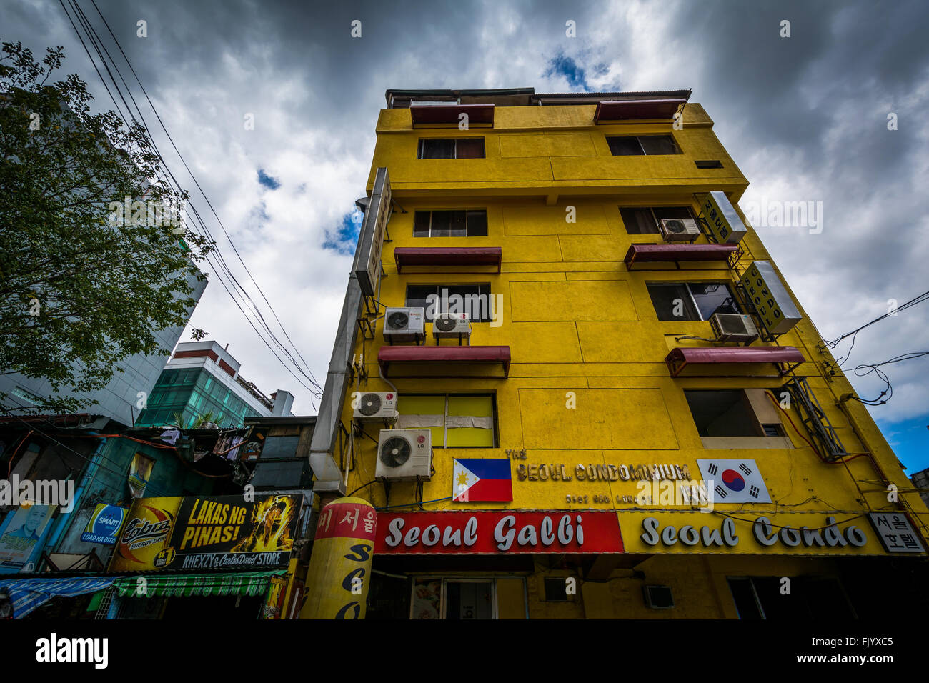 Buildings along General Luna, in Poblacion, Makati, Metro Manila, The ...