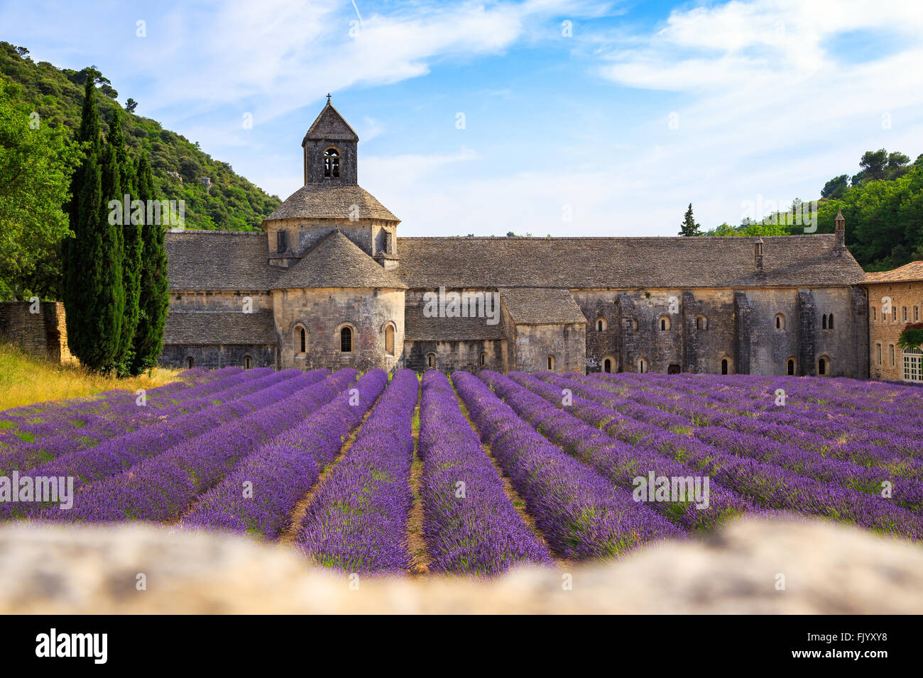 An ancient monastery Abbaye Notre-Dame de Senanque ( Abbey of Senanque ...