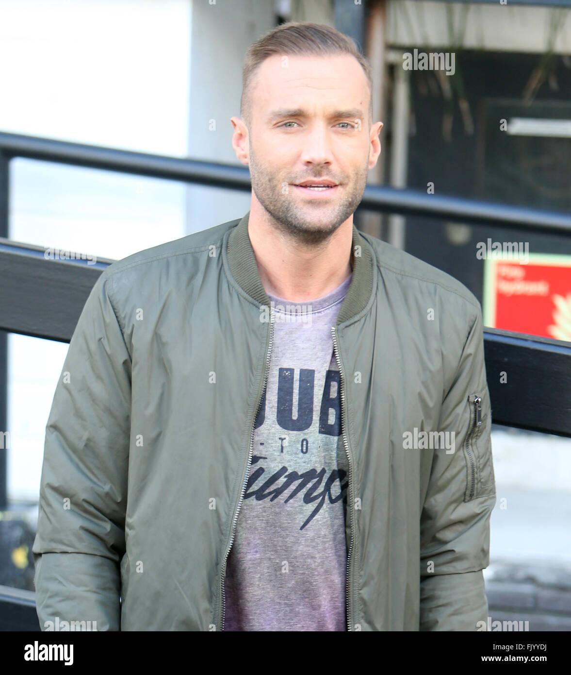 Calum Best outside ITV Studios Featuring: Calum Best Where: London ...