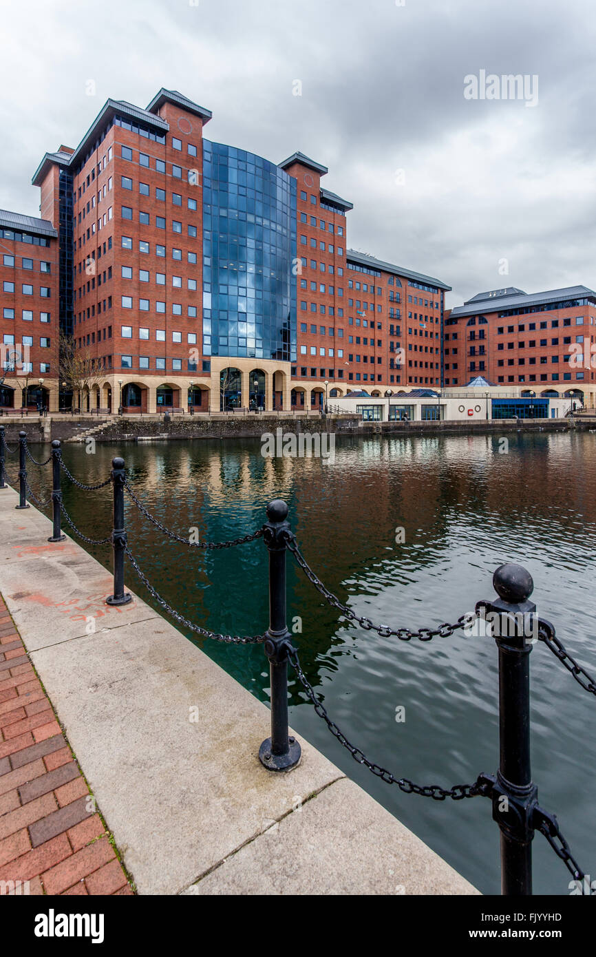 Quayside Abstract Architecture, Salford Quays, Manchester, Lancashire ...