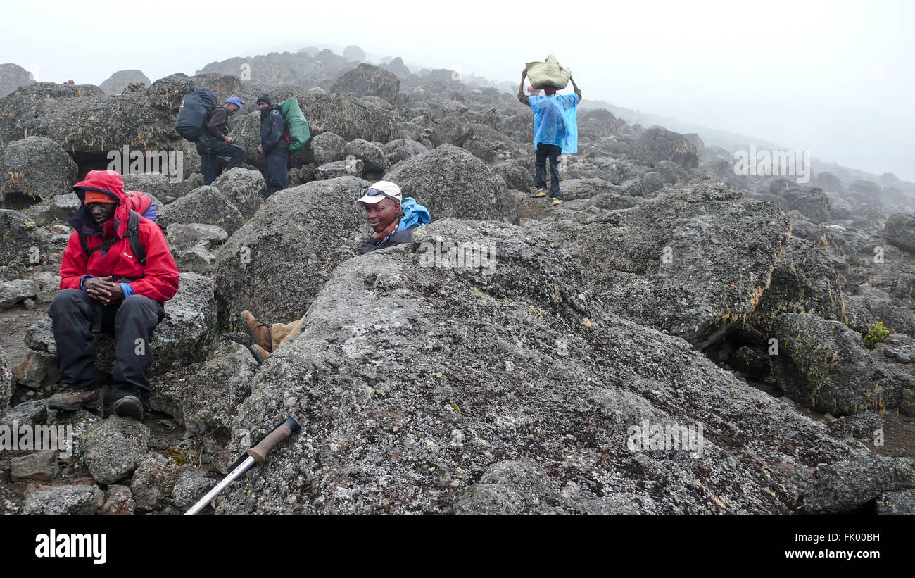 African climbing mountain hi-res stock photography and images - Alamy