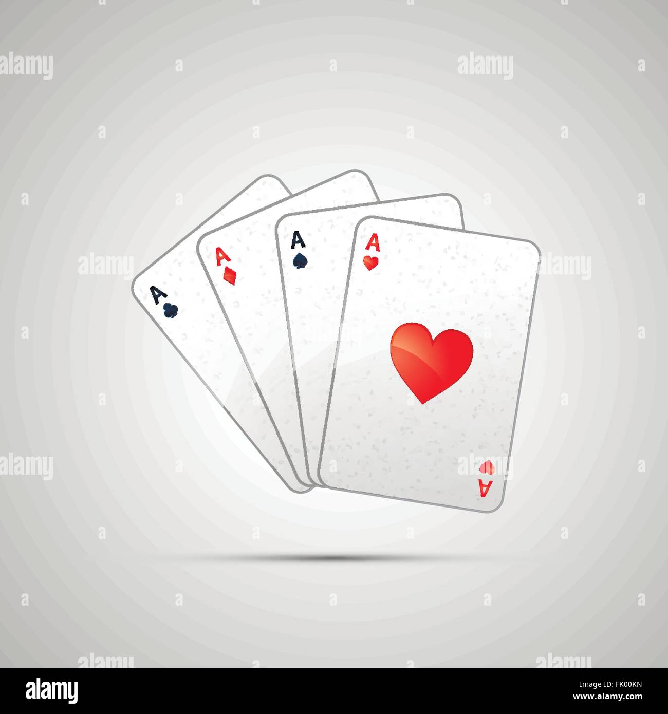 Winning poker hand of four aces Stock Vector Image & Art - Alamy