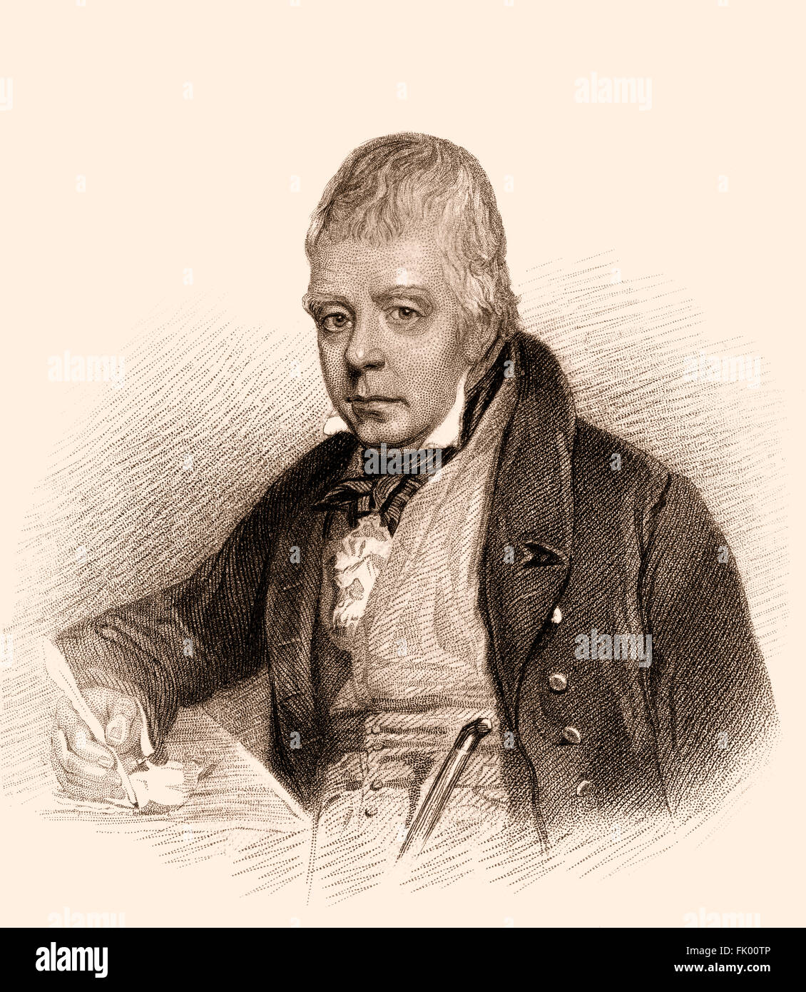 Sir Walter Scott, 1st Baronet, 1771-1832, a Scottish historical ...