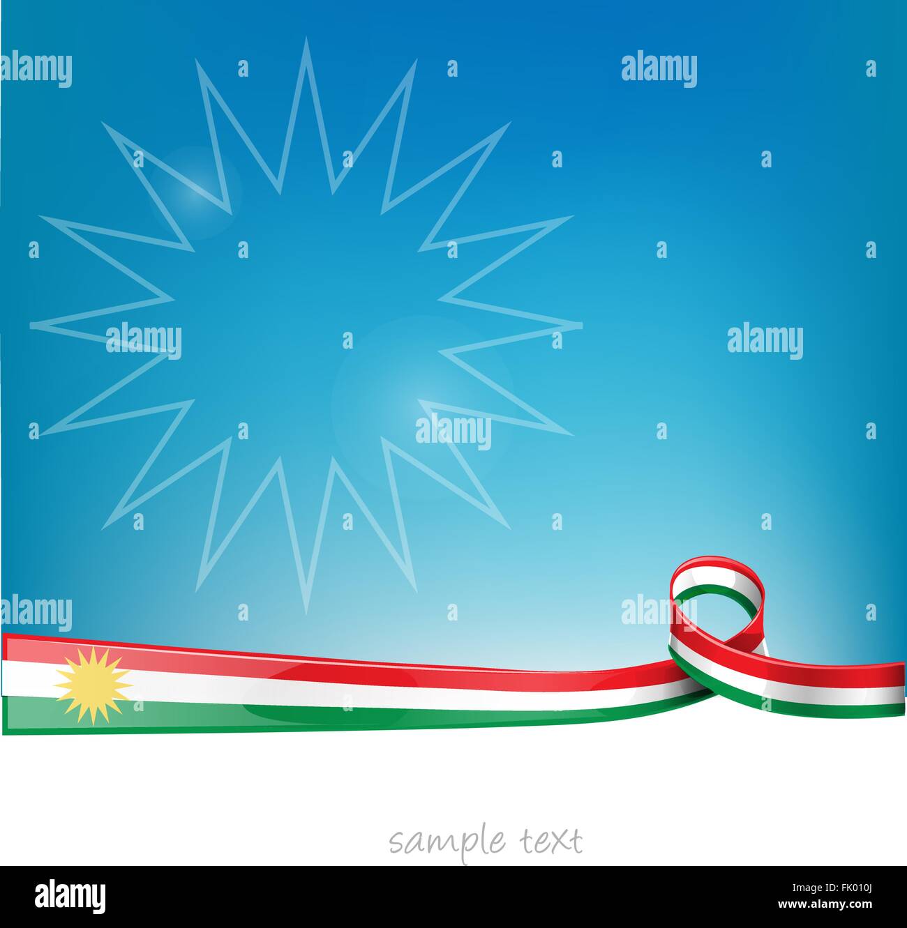 Kurdistan flag on background Stock Vector Image & Art - Alamy