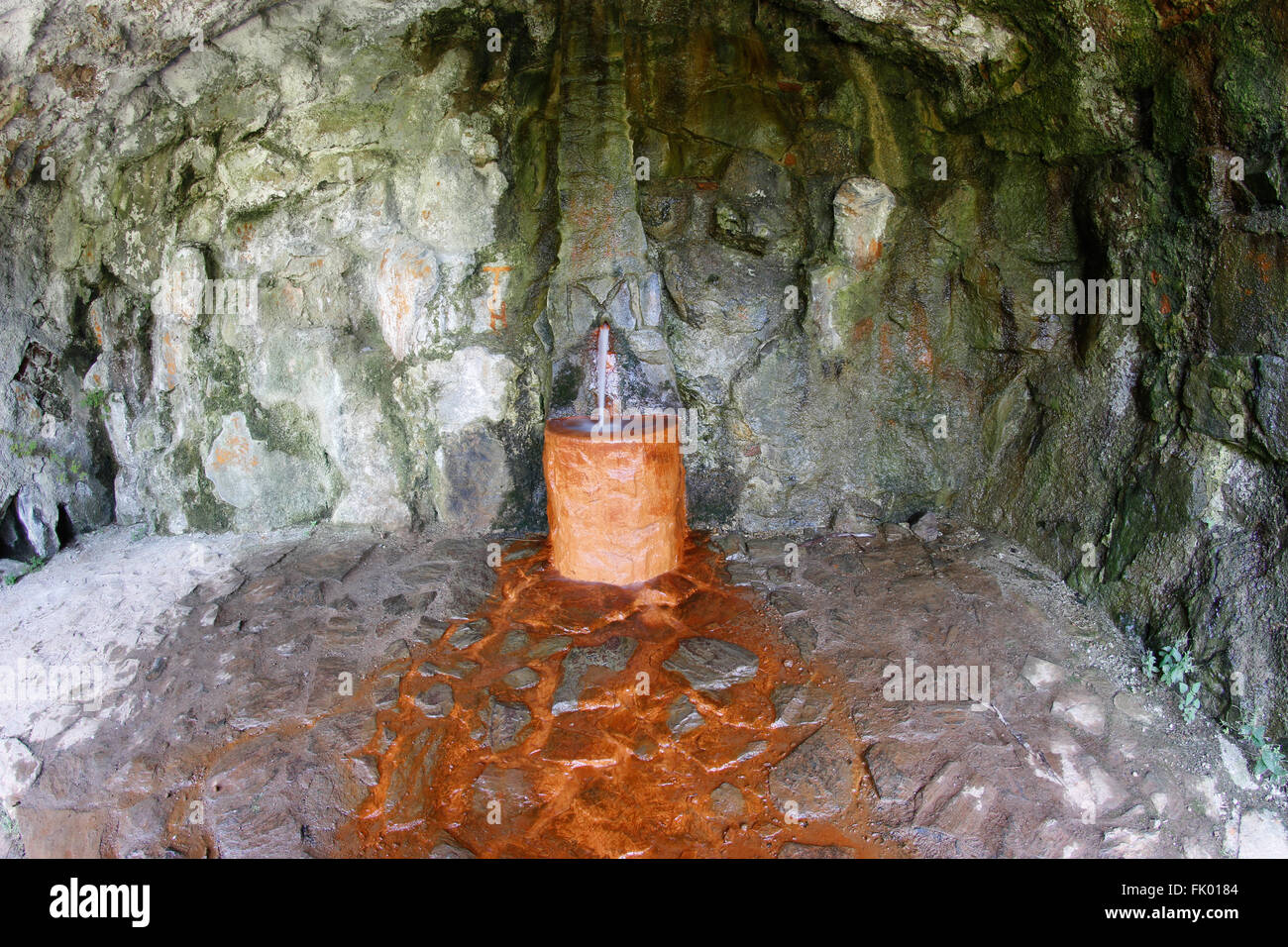 Mattoni waterfall - artificial waterfall and spring of mineral water ...