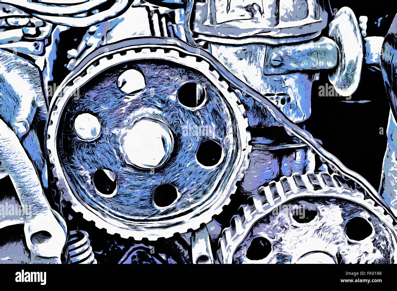 Engine timing gears hi-res stock photography and images - Alamy