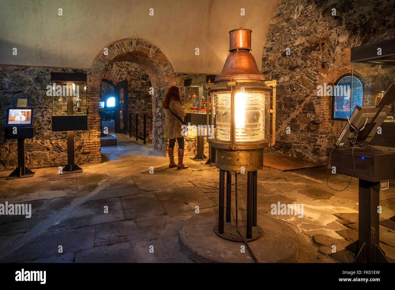 Italy Liguria Genoa La Lanterna the Lighthouse of the city -Lanterna ...