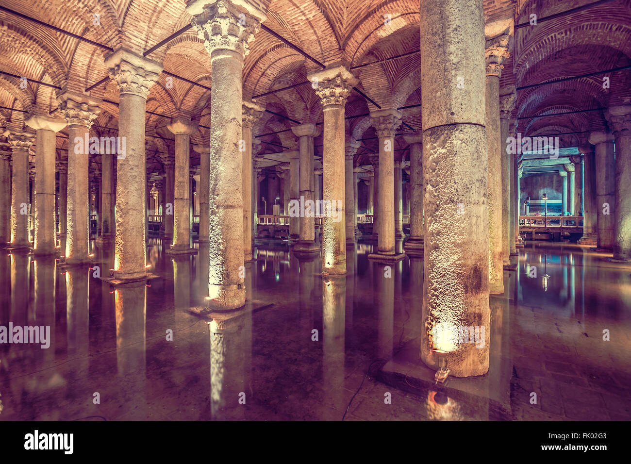 Basilica Cistern in Istanbul Stock Photo - Alamy
