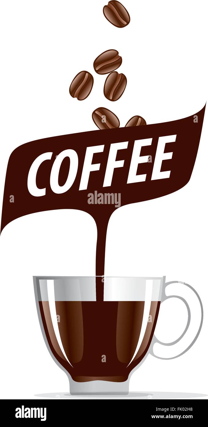 vector logo for coffee Stock Vector Image & Art - Alamy