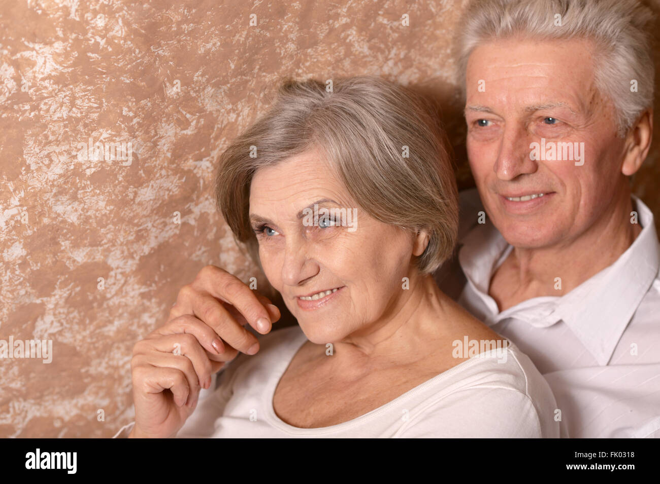 Sad Senior couple Stock Photo - Alamy
