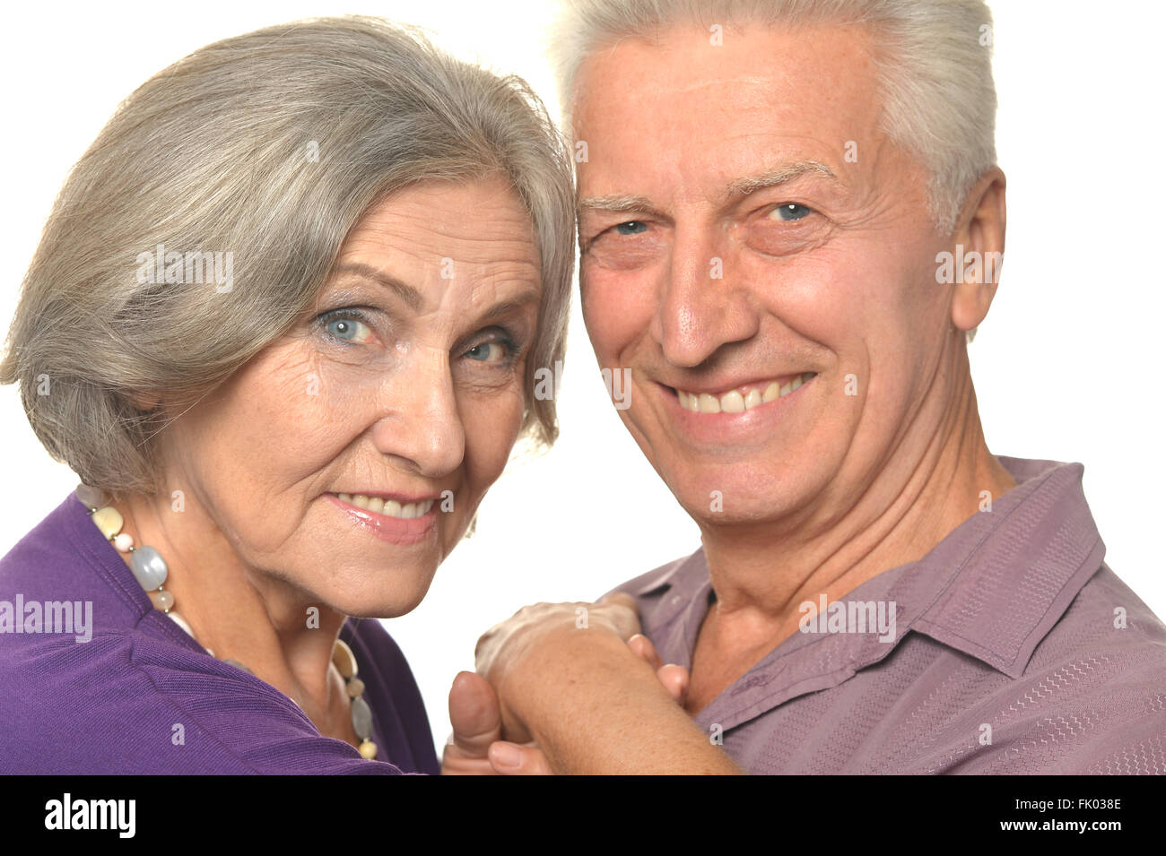 smiling old couple Stock Photo - Alamy