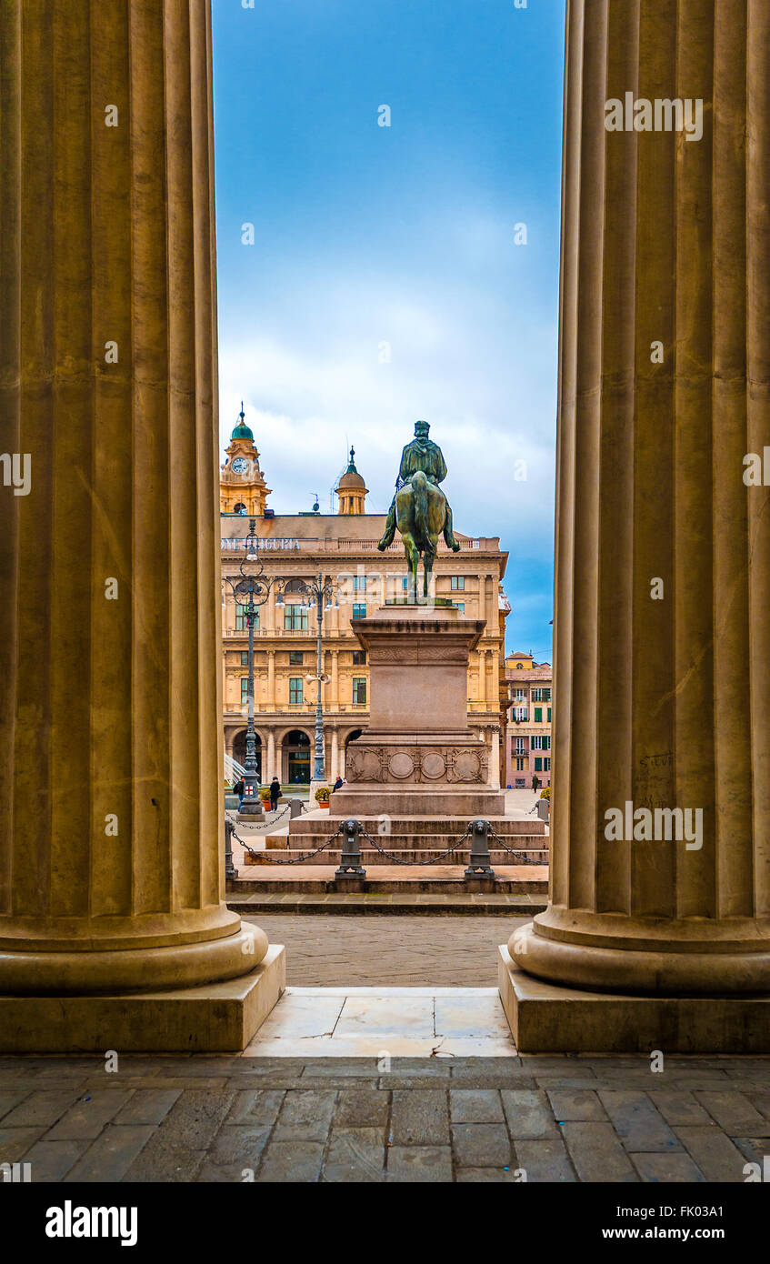 Historical monument of genoa hi-res stock photography and images - Alamy