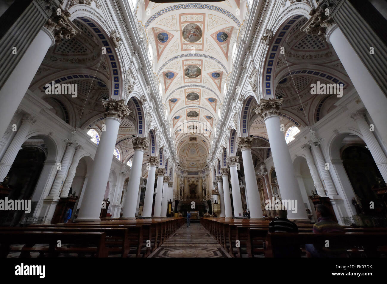 Cathedral of San Pietro,interior,Modica,Sicily,Italy Stock Photo - Alamy