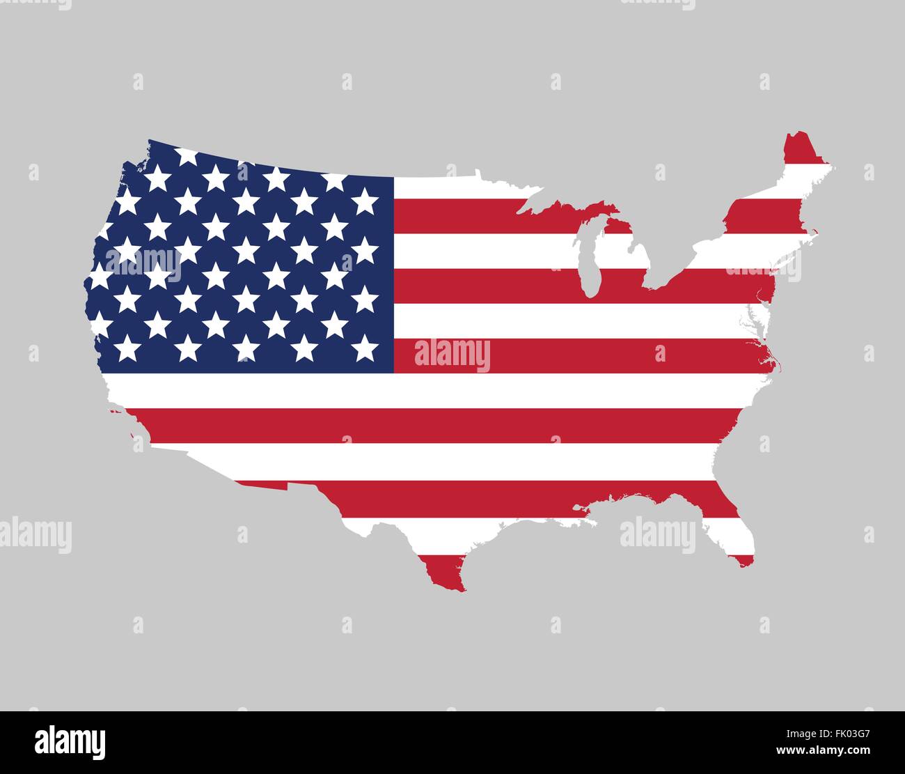 Map states borders usa hi-res stock photography and images - Alamy
