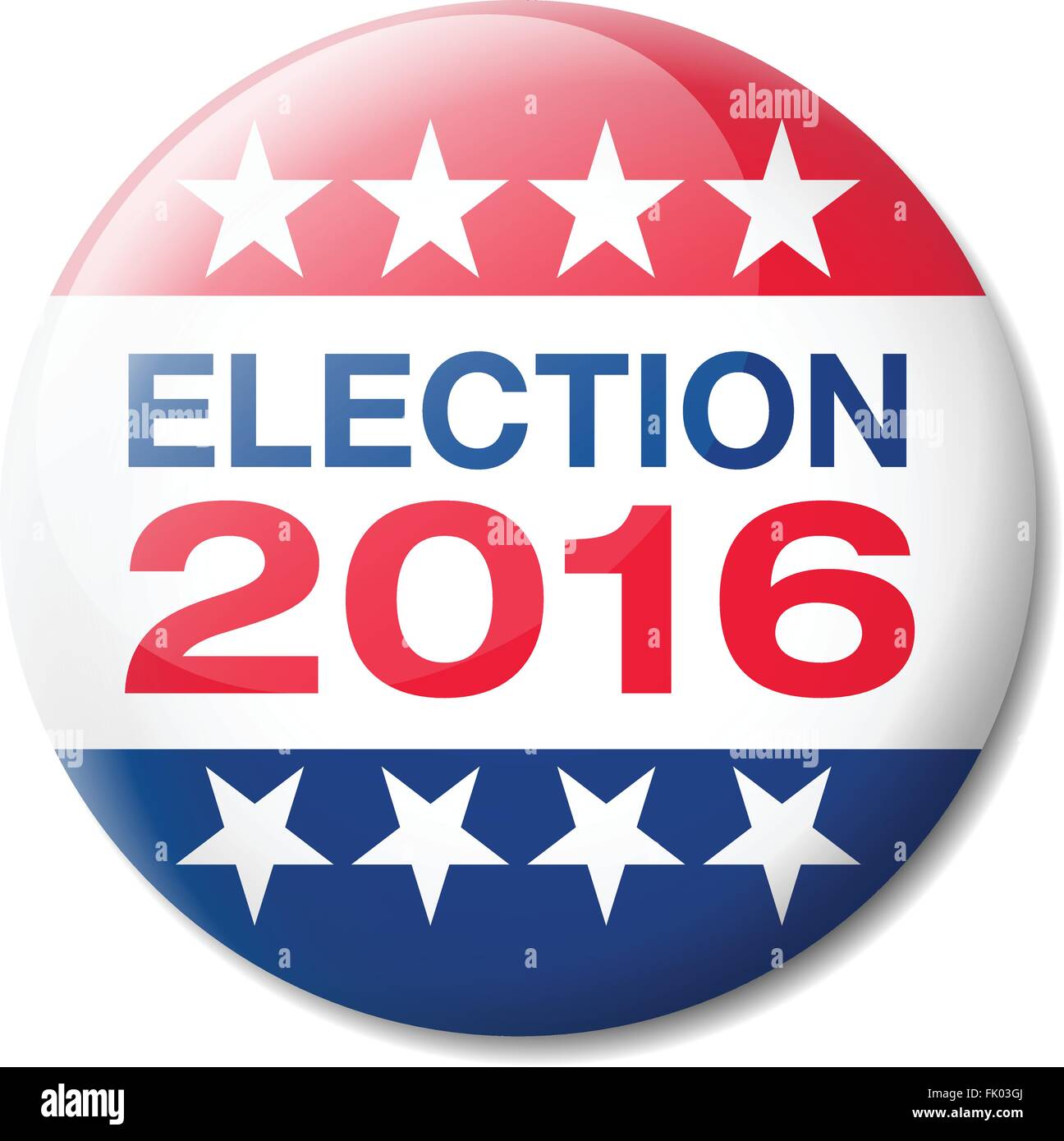 Badge Election 2016 Stock Vector Image & Art - Alamy