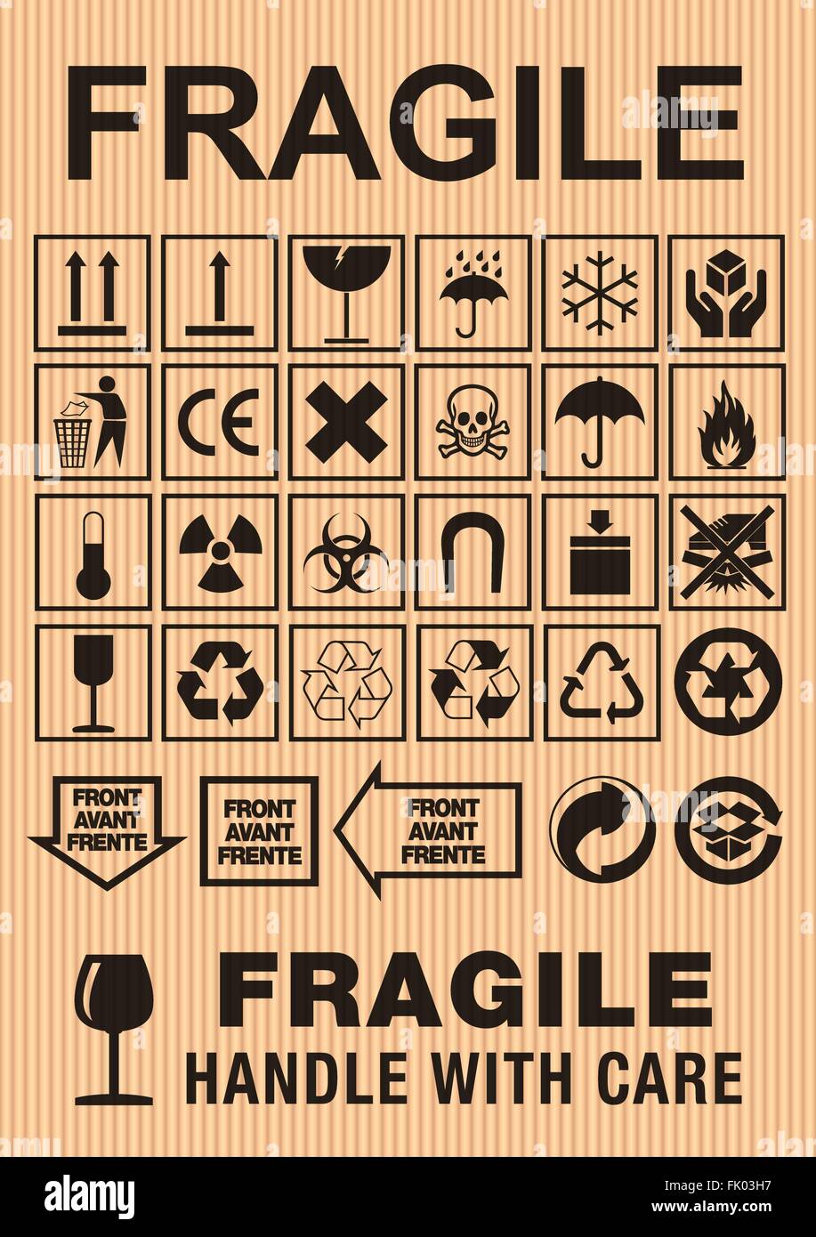 Cardboard signs Stock Vector Images - Alamy