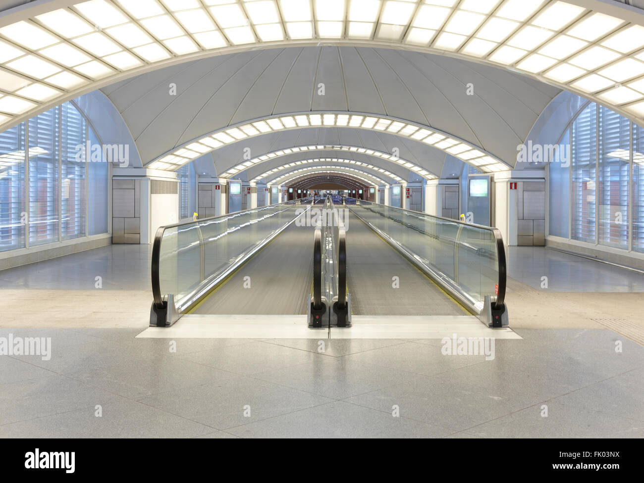 Mechanical pathway in a modern building. Horizontal Stock Photo - Alamy