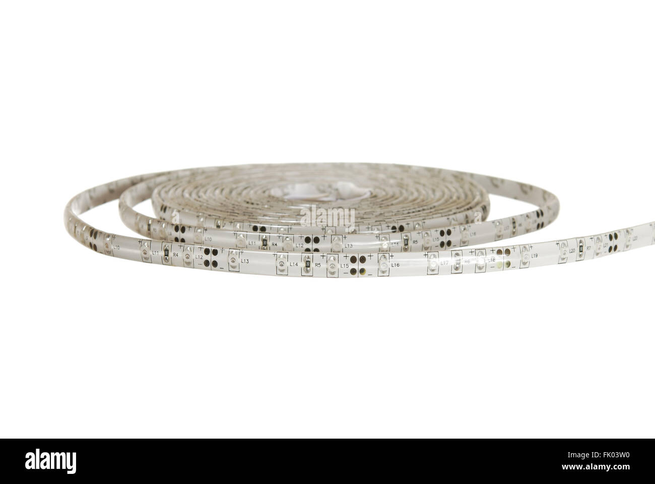 waterproof led strip is isolated on the white background Stock Photo ...