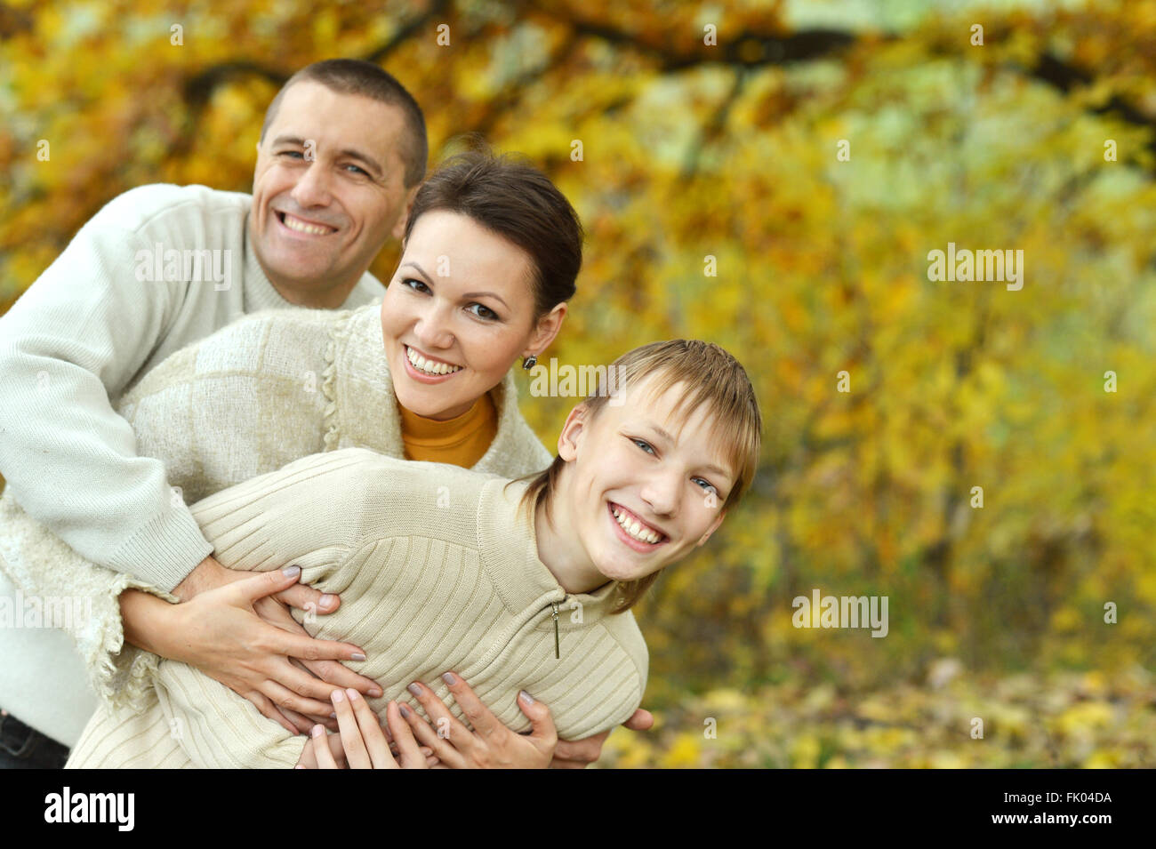 Nice happy family Stock Photo - Alamy