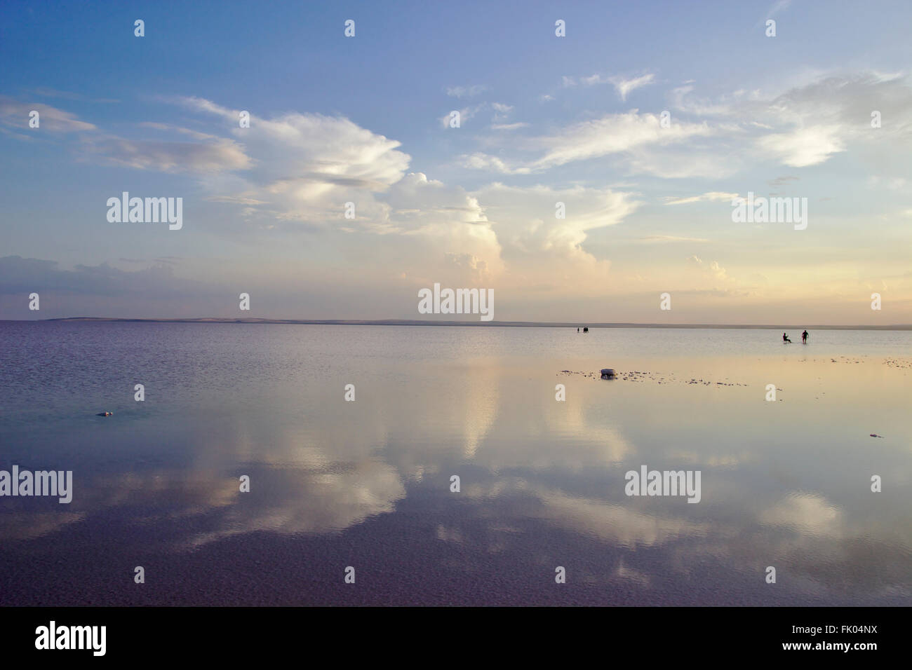 Tüz Gölü salt lake in Central Anatolia, Turkey Stock Photo - Alamy