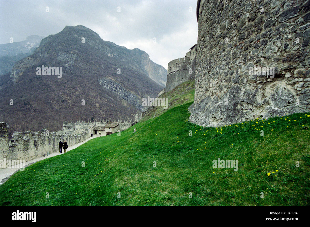 Italy, Trentino Alto Adige, Castel Beseno Castle Stock Photo - Alamy