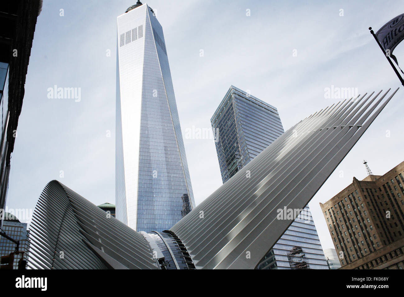 The Oculus Transportation Hub at the World Trade Center opens to public ...