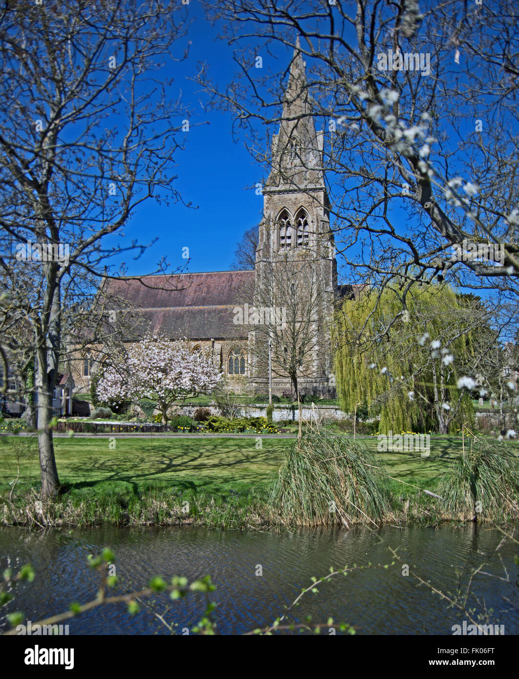 Mortimer St Mary Church Berkshire Stock Photo - Alamy