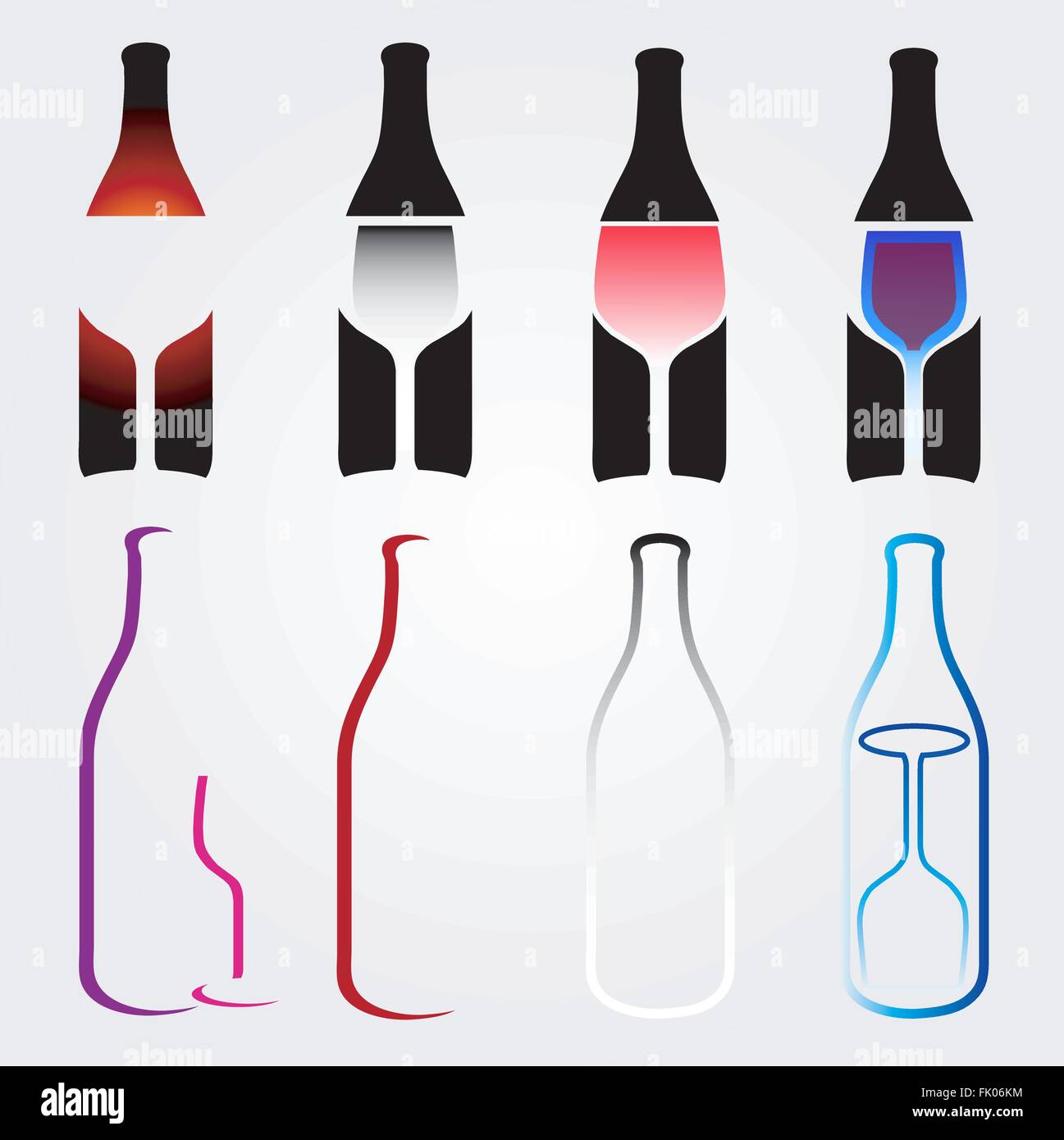 Wine spirit Stock Vector Images - Alamy