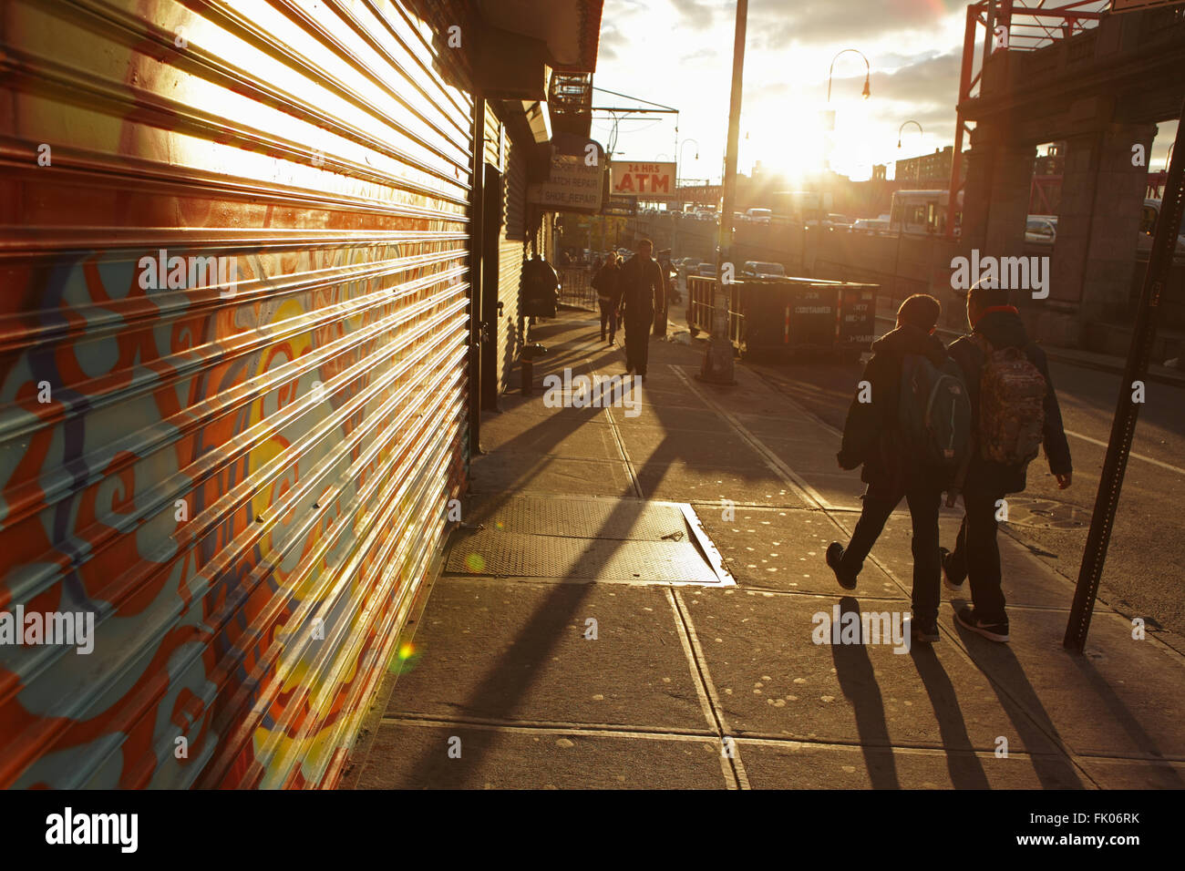 Lower east side sun rise hi-res stock photography and images - Alamy