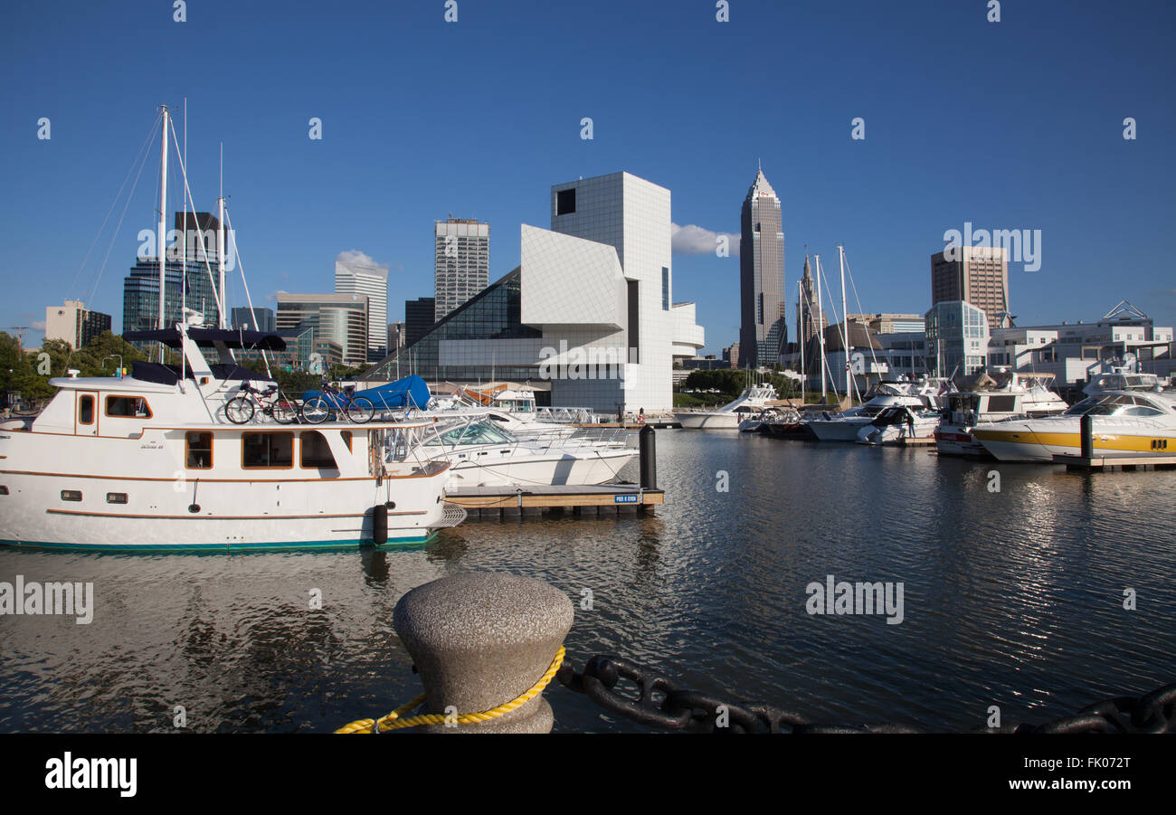 Inner Harbor Cleveland, Ohio Stock Photo - Alamy
