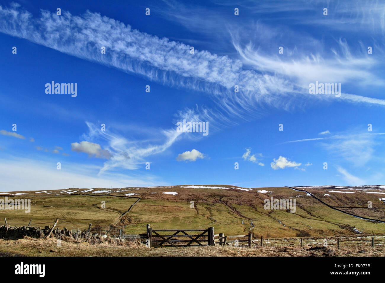 Gate big sky Stock Photo - Alamy