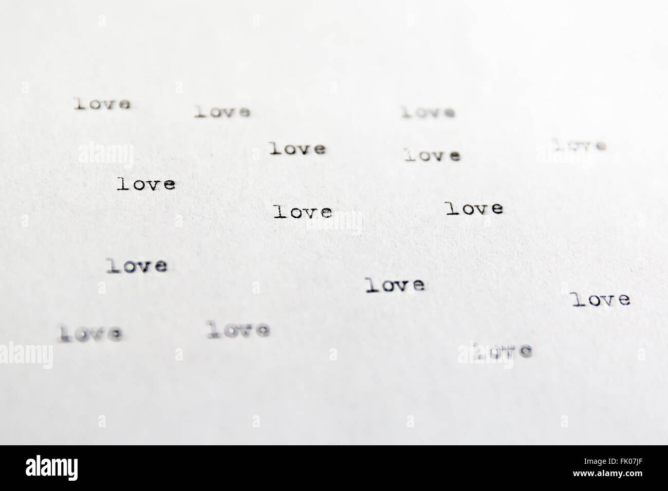 Typed Text On A Page High Resolution Stock Photography and Images - Alamy