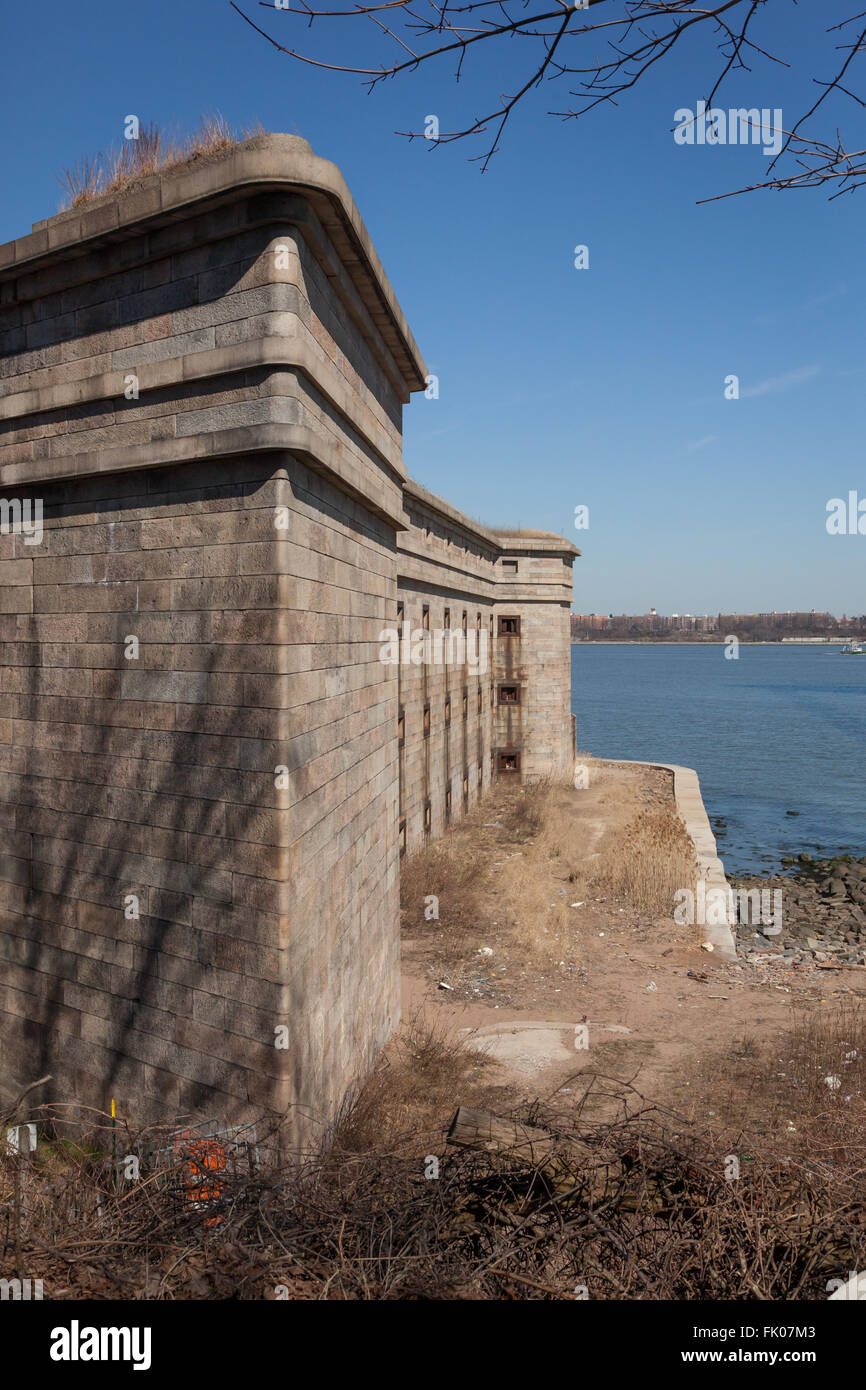 A portion of the Battery Weed is seen at Fort Hancock on Staten Island ...