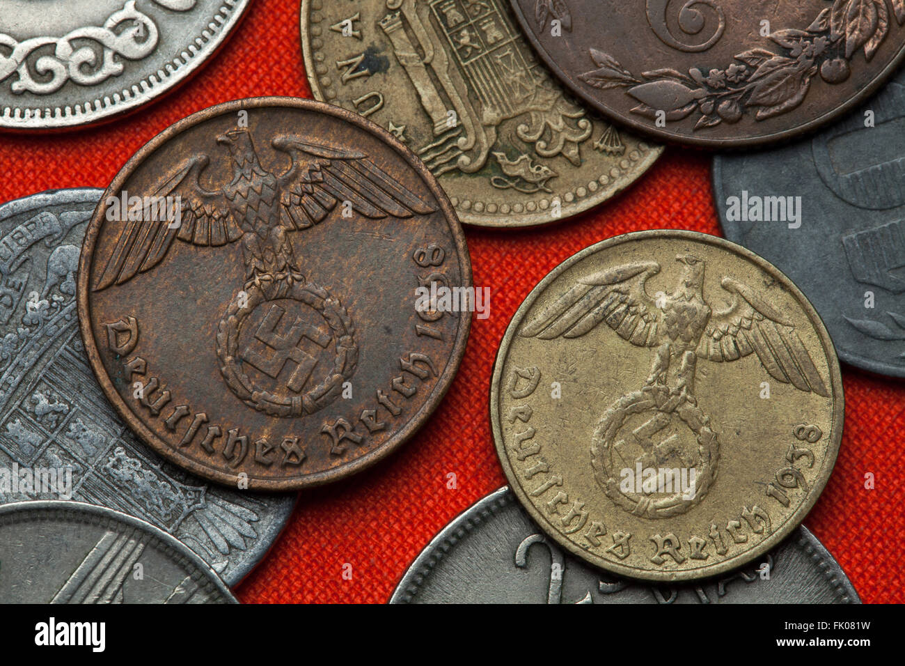 Coins nazi germany nazi eagle hi-res stock photography and images - Alamy
