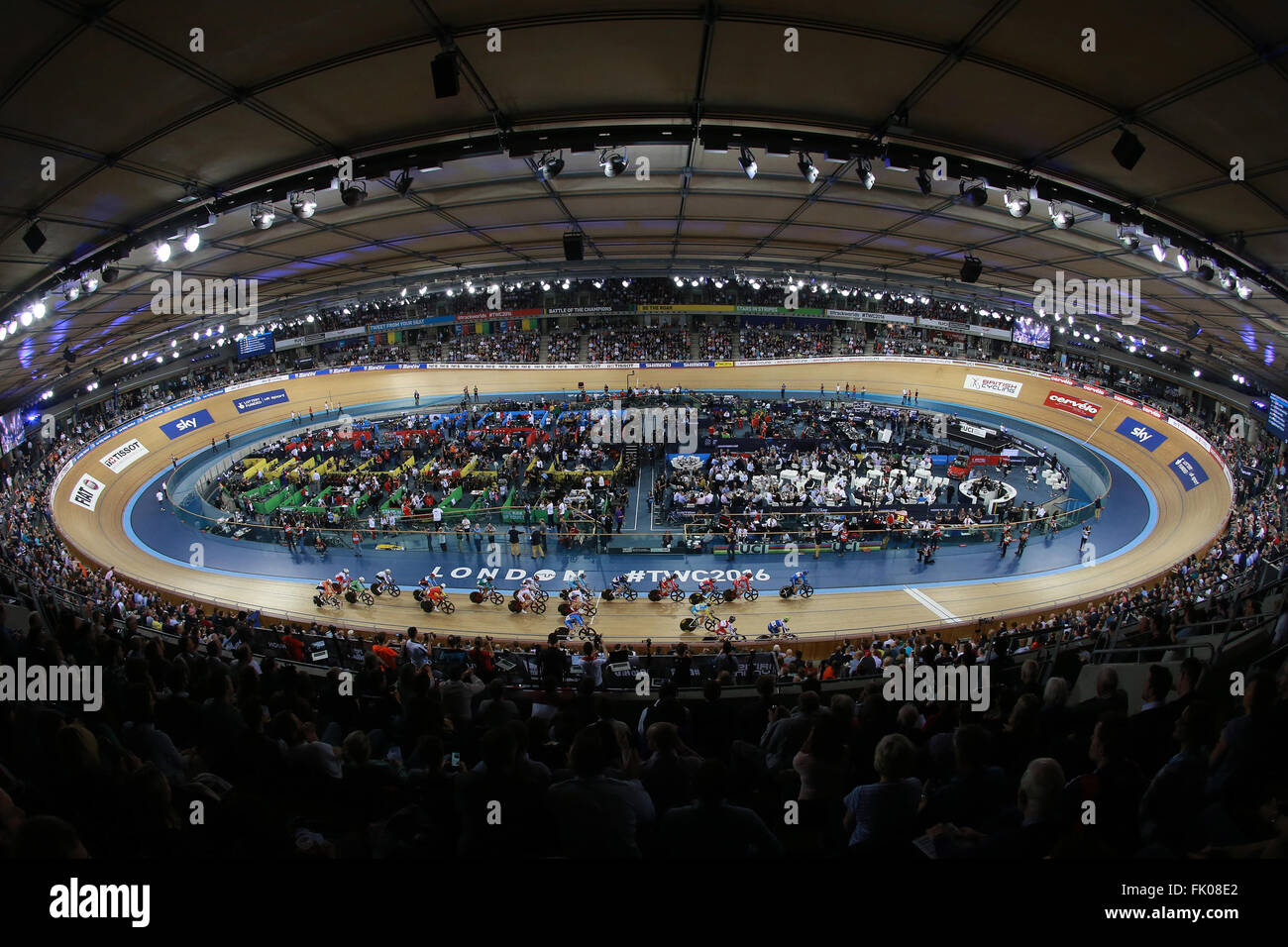 Lee Valley Velo Centre, London UK. 04th Mar, 2016. UCI Track Cycling ...