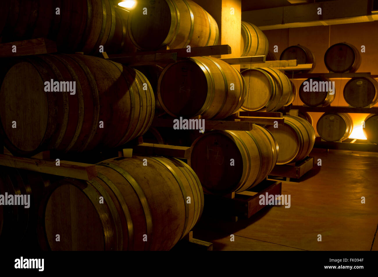 Griechenland, Kreta, Skalani, Weinkellerei Boutari, der Weinkeller ...