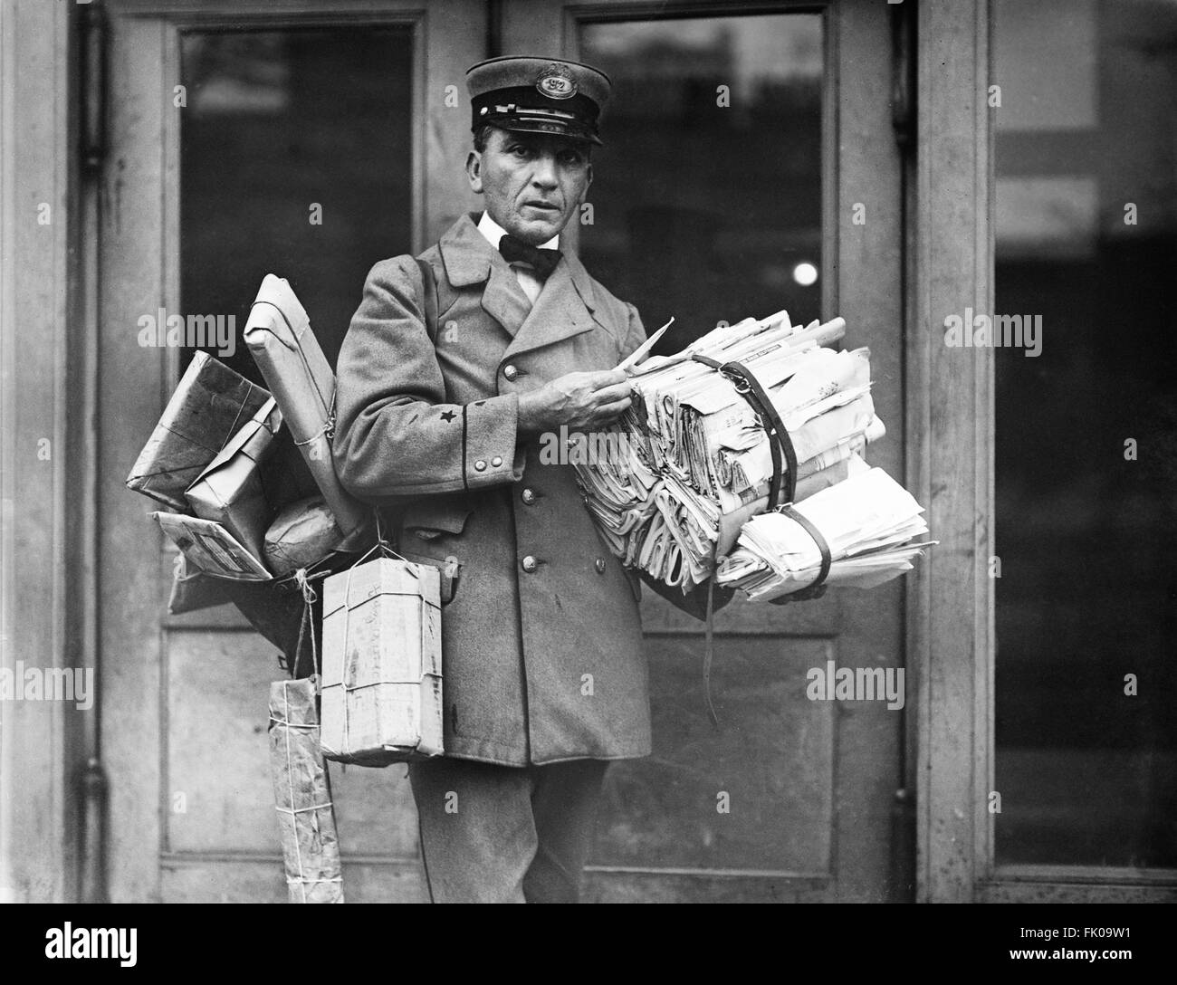 Retro postman hi-res stock photography and images - Alamy