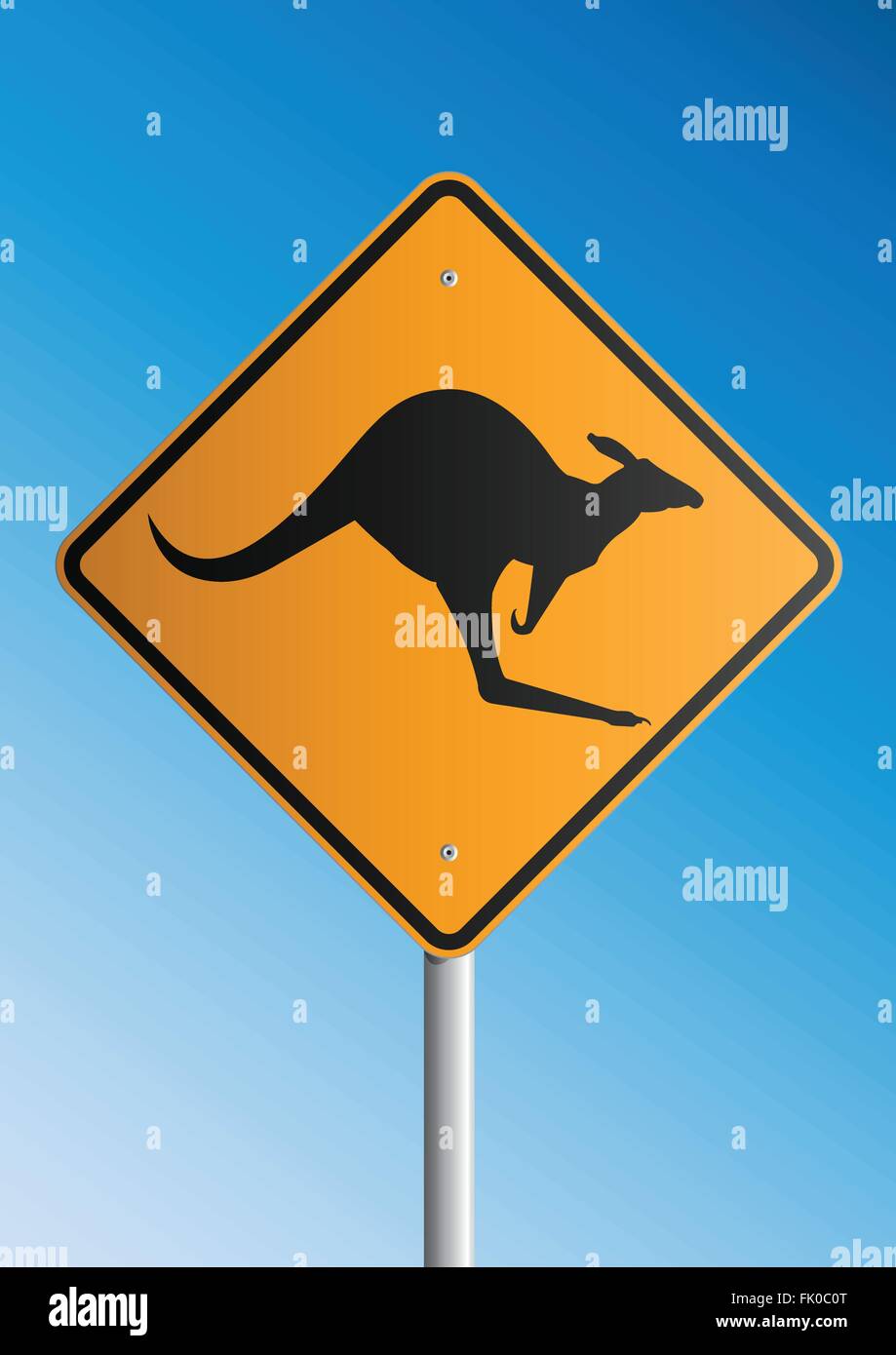 Australian road sign Stock Vector Images - Alamy