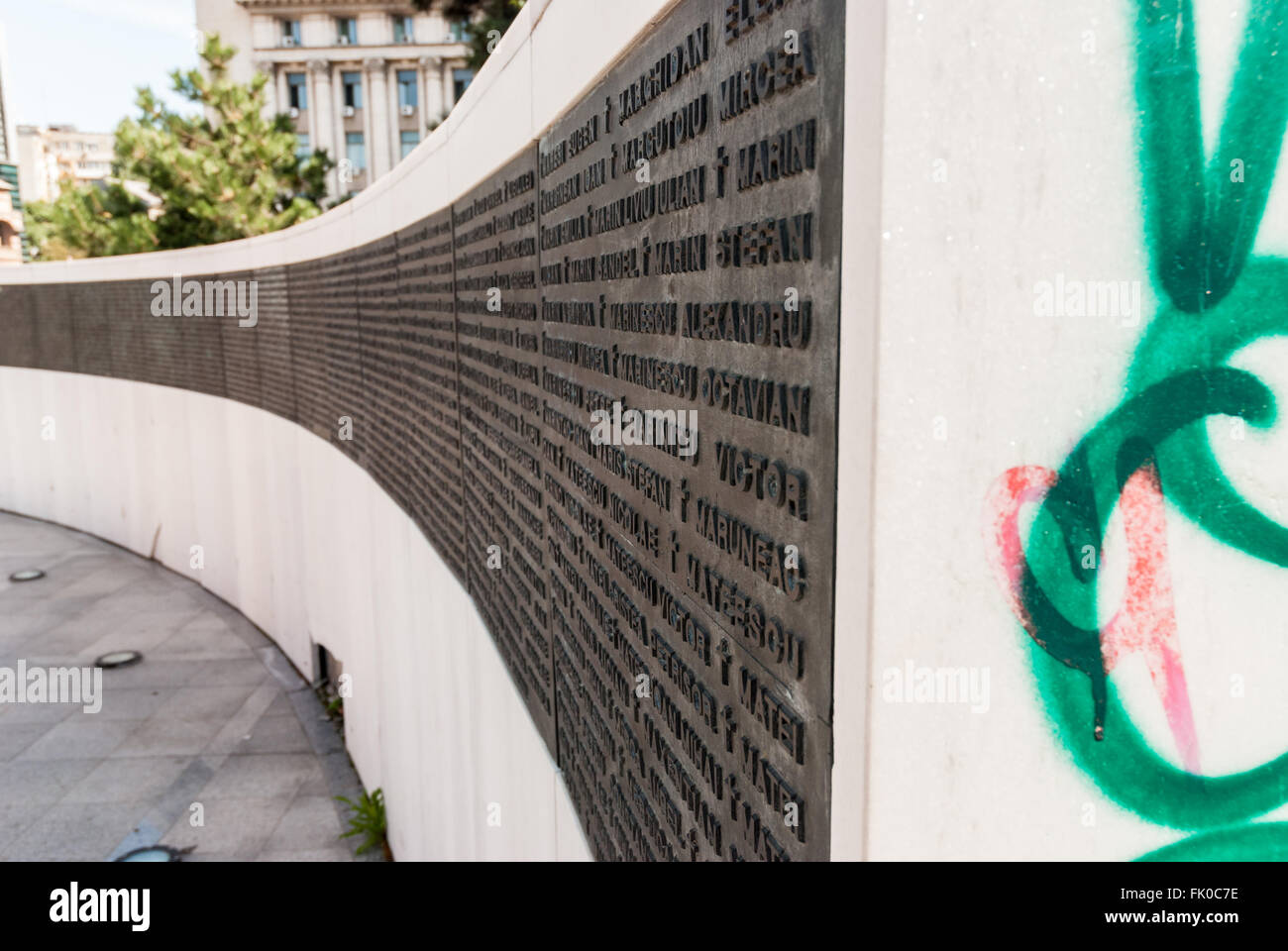 Memorial rebirth monument bucharest romania hi-res stock photography ...
