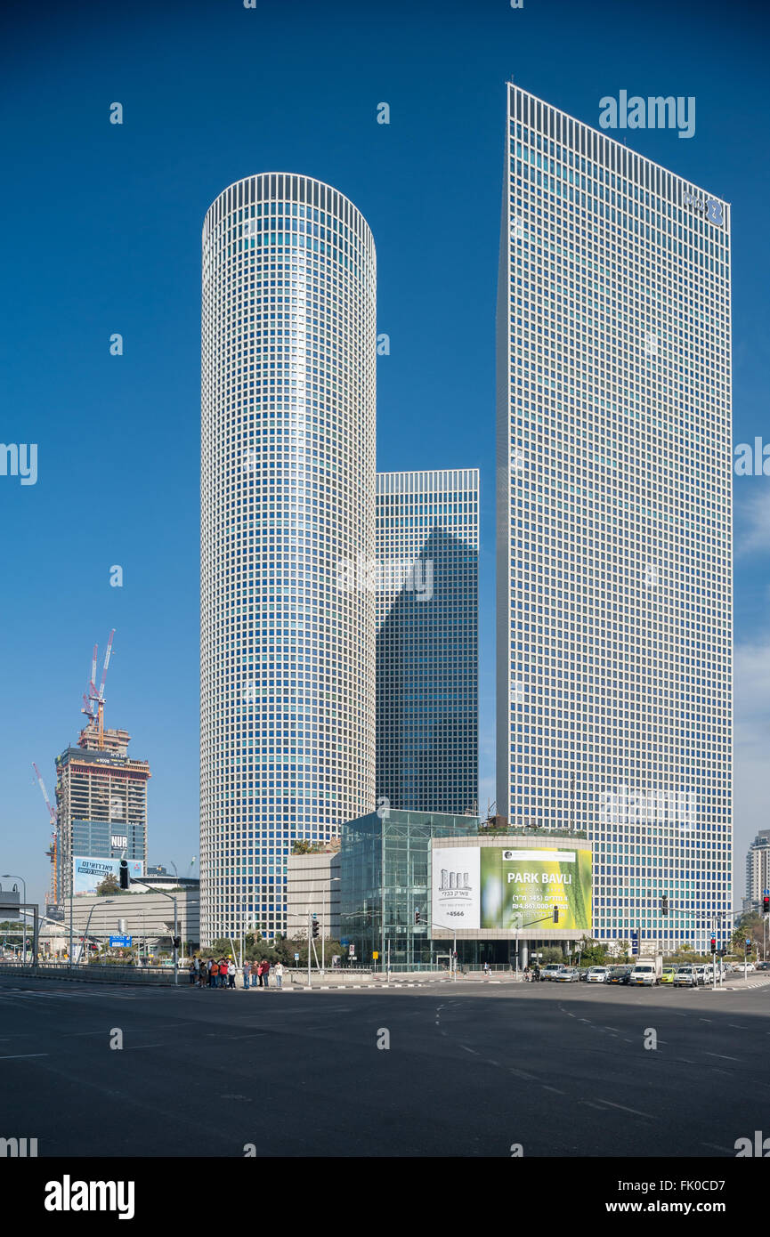 Israel, Tel Aviv, Azrieli towers Stock Photo - Alamy