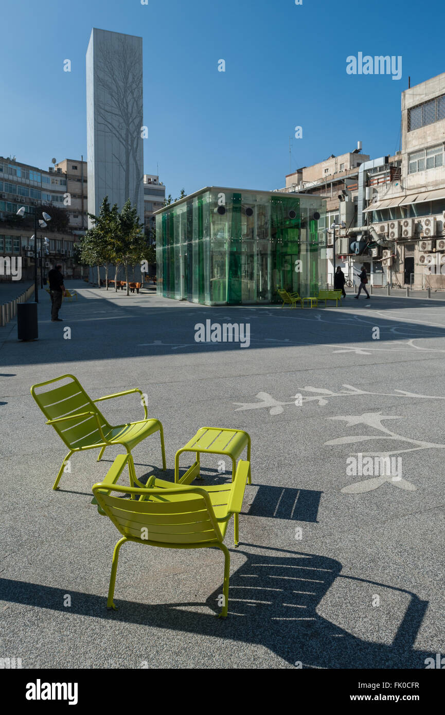 Israel, Tel Aviv, Givon street - square Stock Photo - Alamy