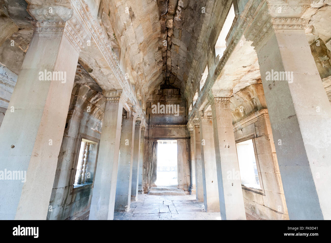 Inside angkor wat temple hi-res stock photography and images - Alamy
