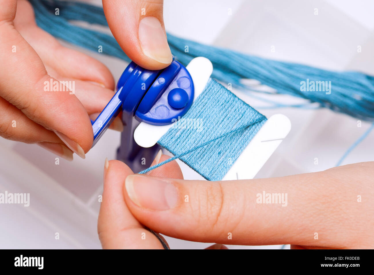 Hand reeling hi-res stock photography and images - Alamy