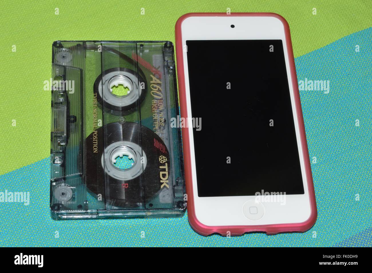 I-Pod and cassette Stock Photo - Alamy