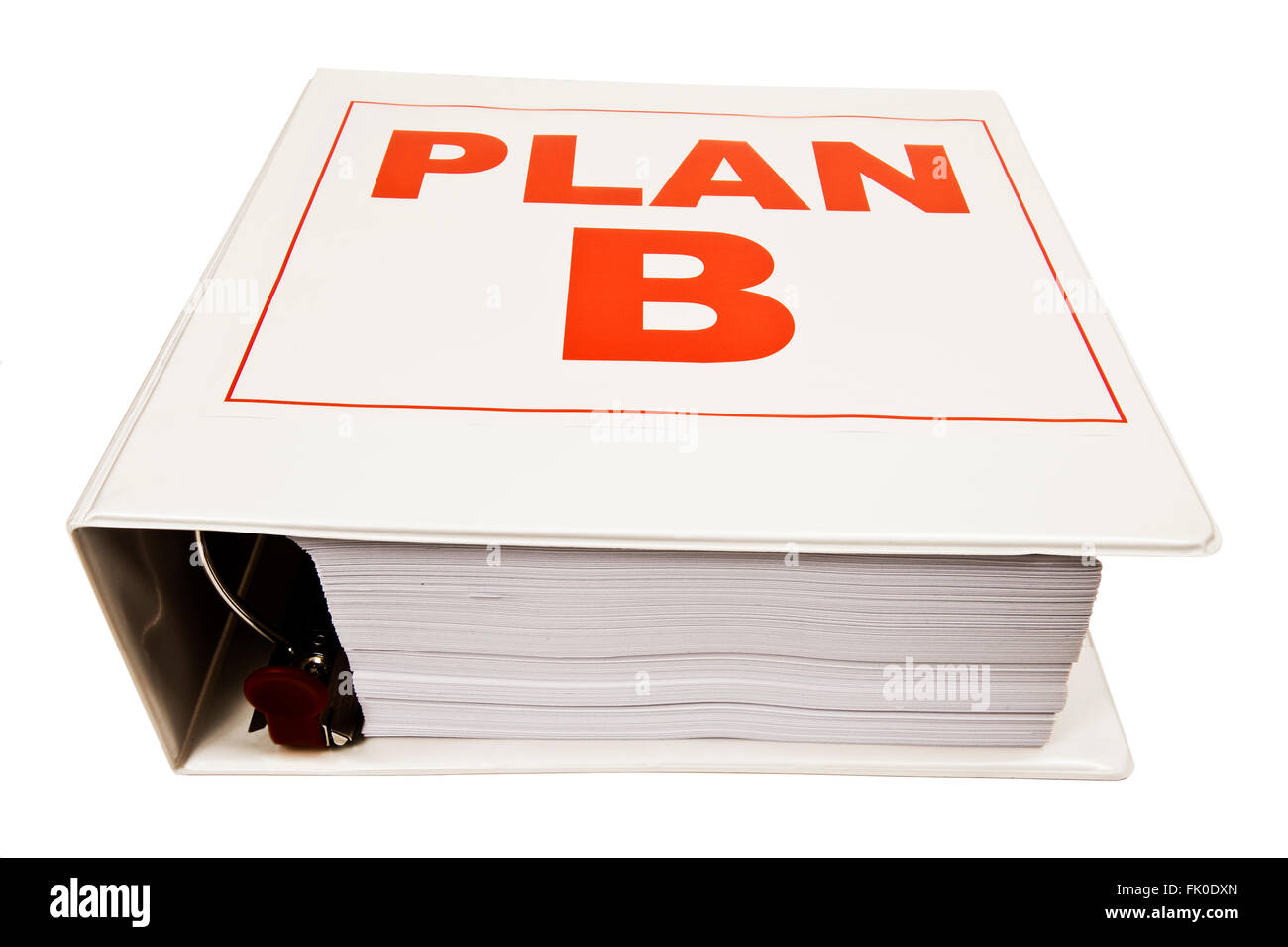 Plan B Binder Stock Photo - Alamy