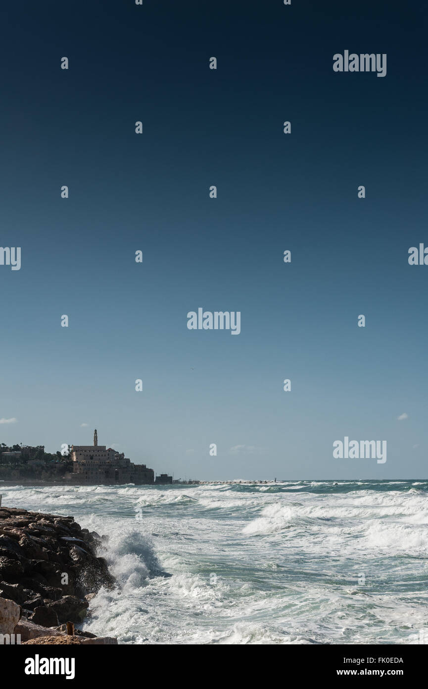 Israel, Tel Aviv, Jaffo seen from Tel Aviv Stock Photo - Alamy