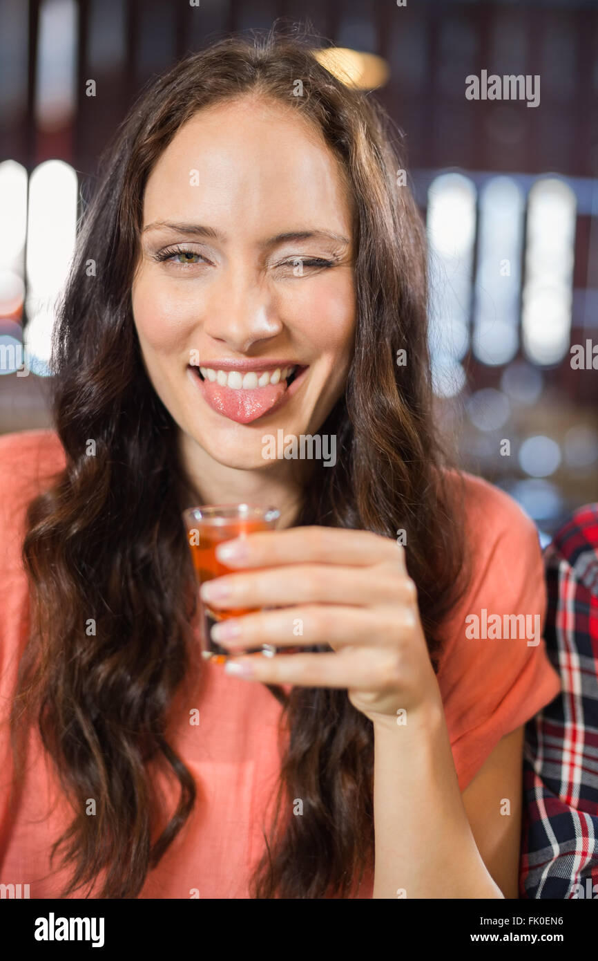 Hand with shot drink hi-res stock photography and images - Alamy